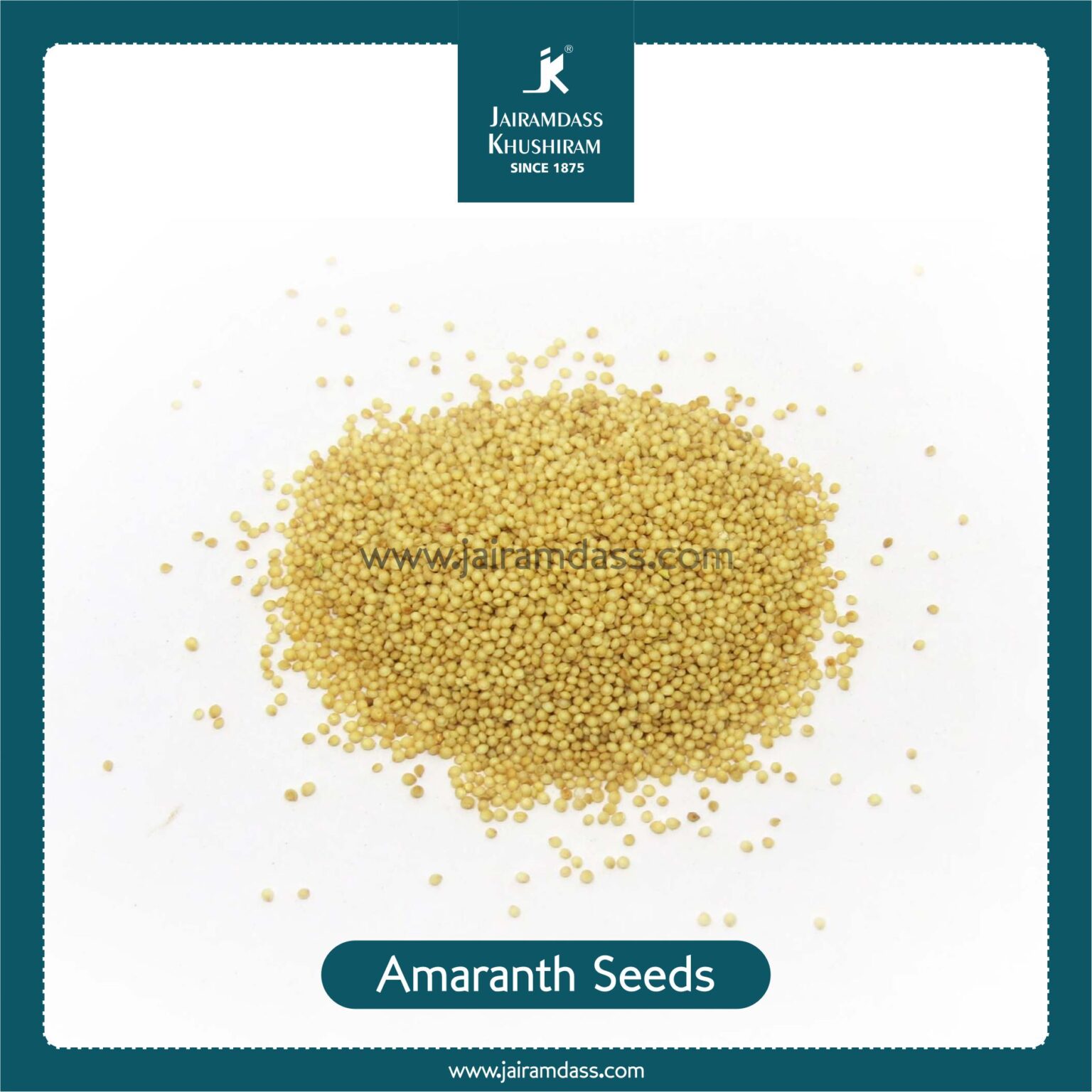 Amaranth Seeds | Amaranthus Paniculatus | Herbs | Jairamdass Khushiram