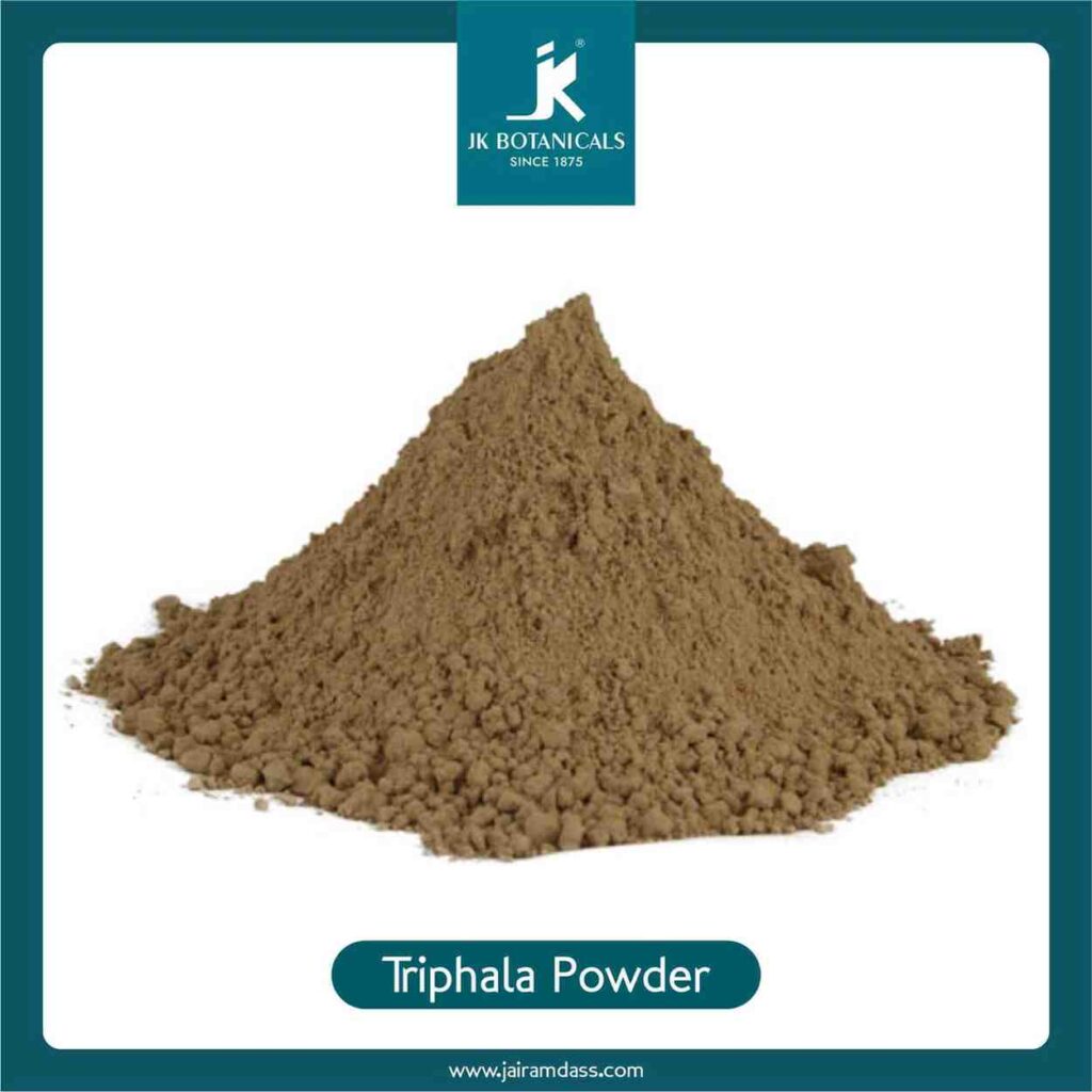 Triphala powder is an Ayurvedic traditional generic medicine that is ...